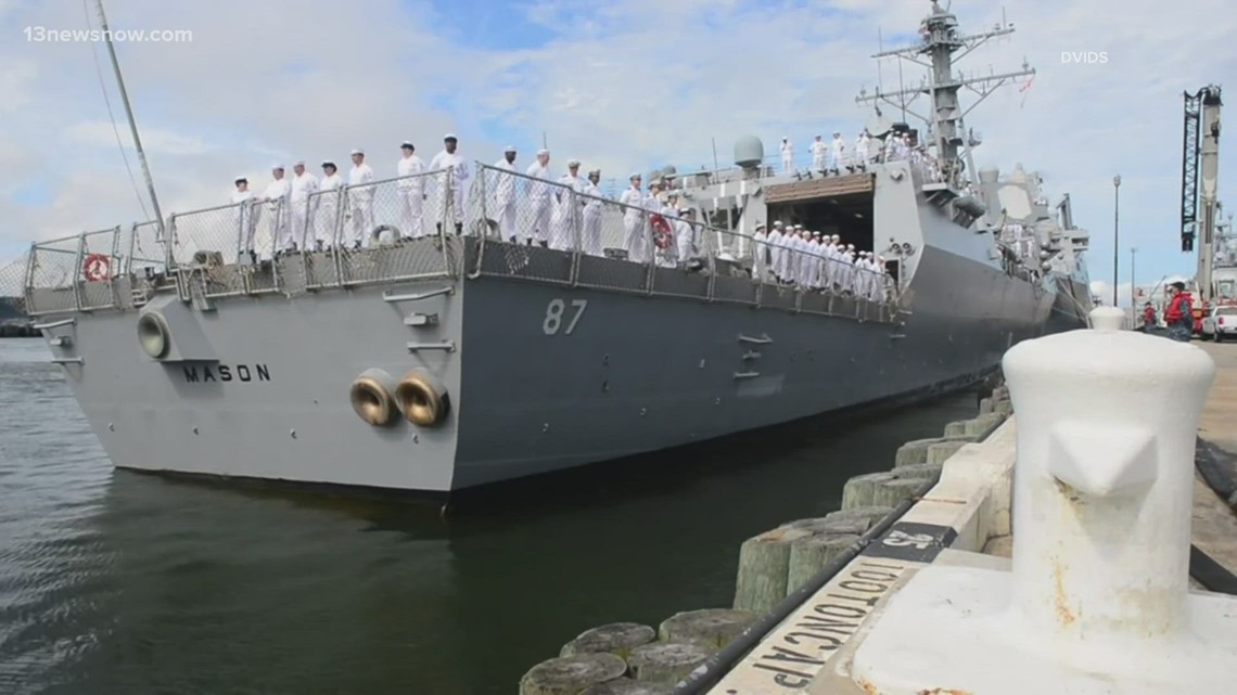 USS Mason comes under enemy fire | 13newsnow.com
