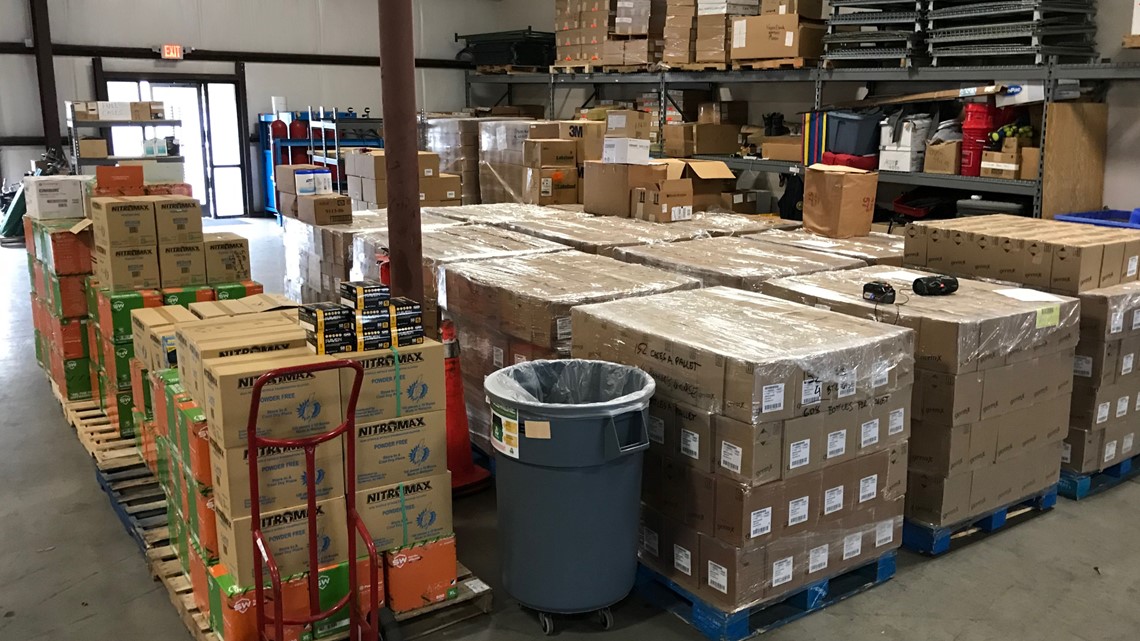 Virginia Beach warehouse full of PPE for essential employees and first ...