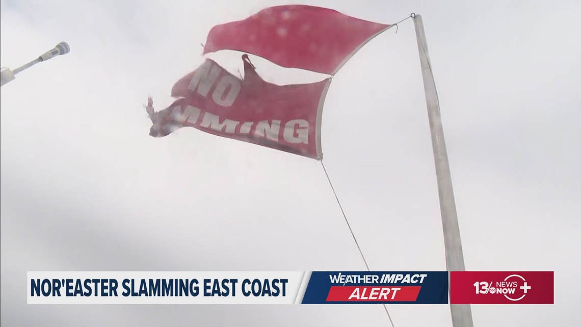 Nor’easter batters North Carolina’s Outer Banks with rough winds ahead ...