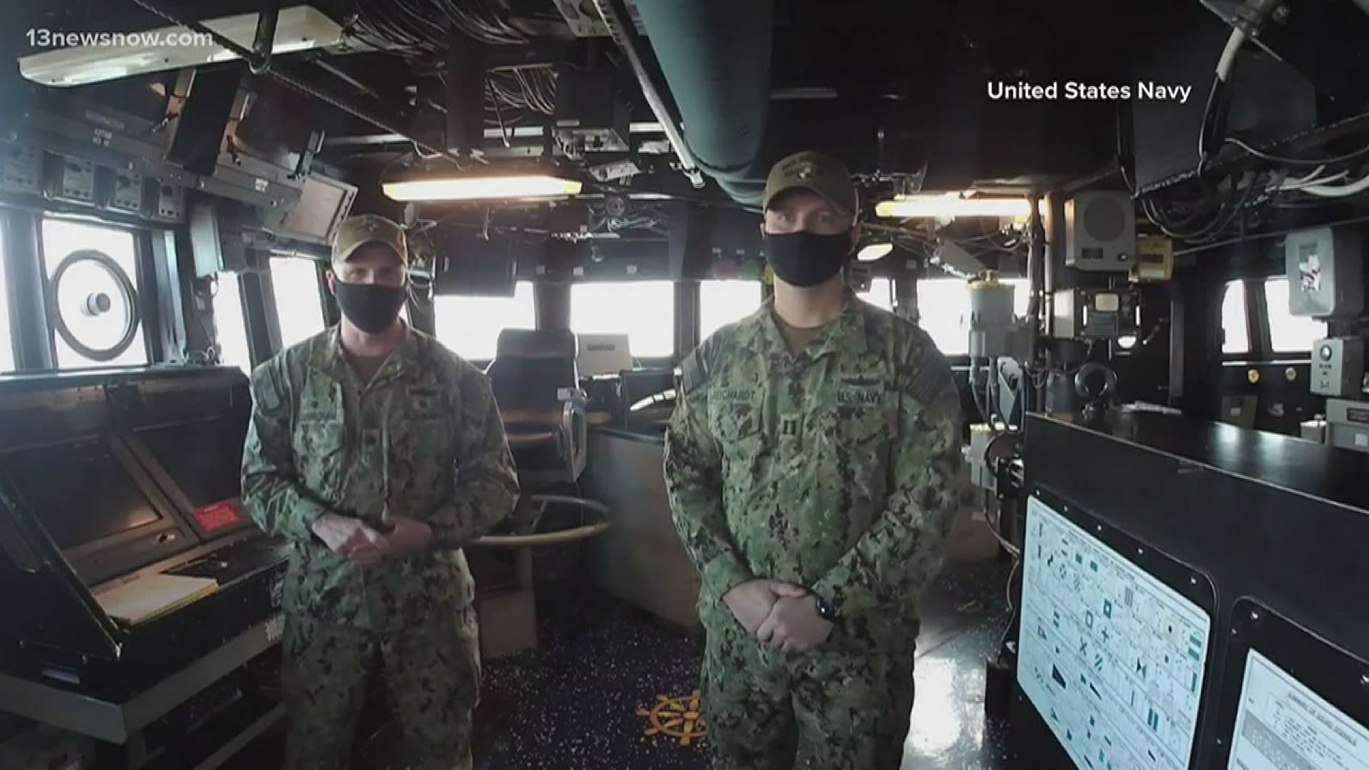 USS Laboon lieutenant gives New York a virtual tour of destroyer ...