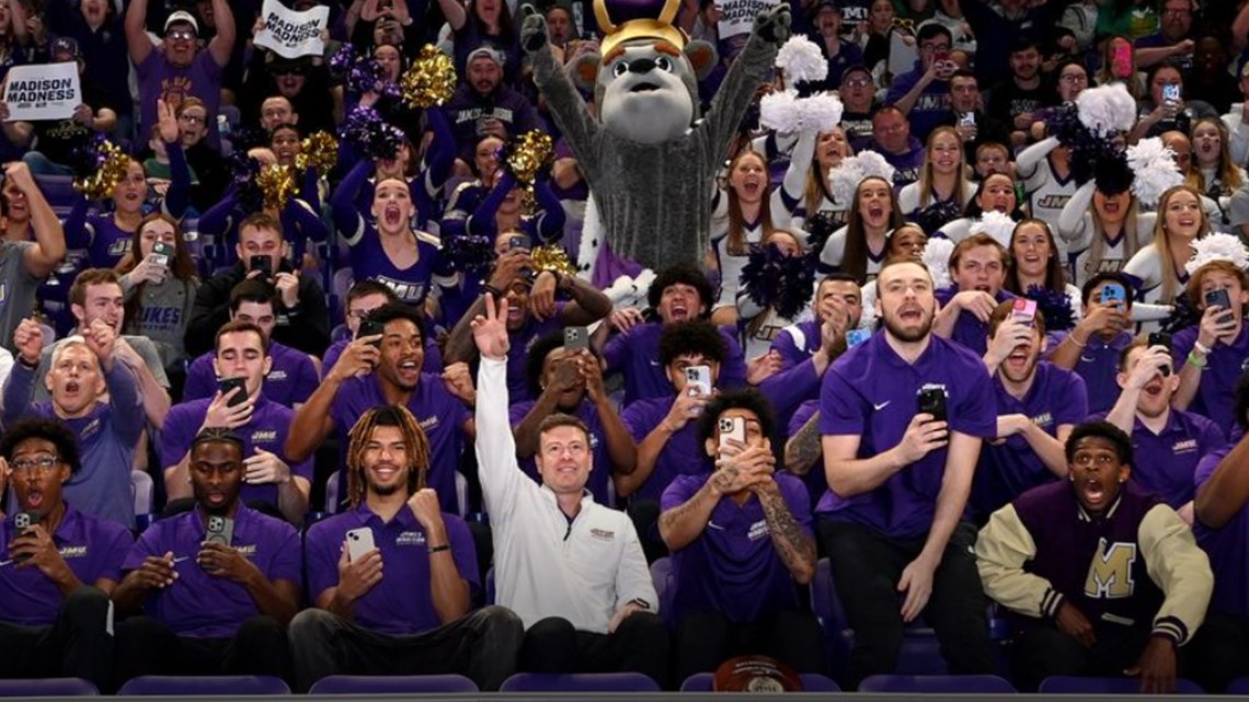 JMU receives No. 12 seed in South Region, draws No. 5 Wisconsin in NCAA ...