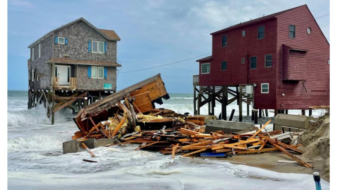 Another Rodanthe house collapses into the ocean, making it the 3rd in a ...
