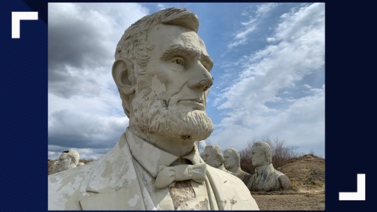 Opportunity to check out Presidential busts, possibly for the last time ...