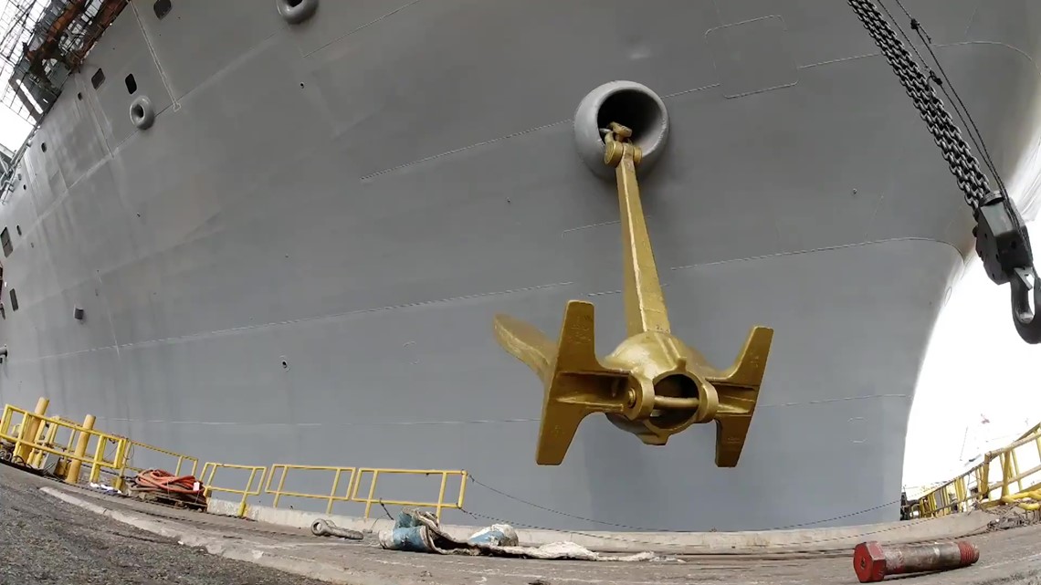 Anchor from former USS Enterprise lives on, installed onto USS George ...