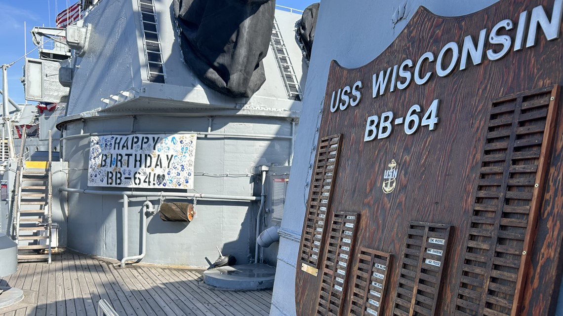 Battleship Wisconsin's 80th commissioning anniversary | 13newsnow.com