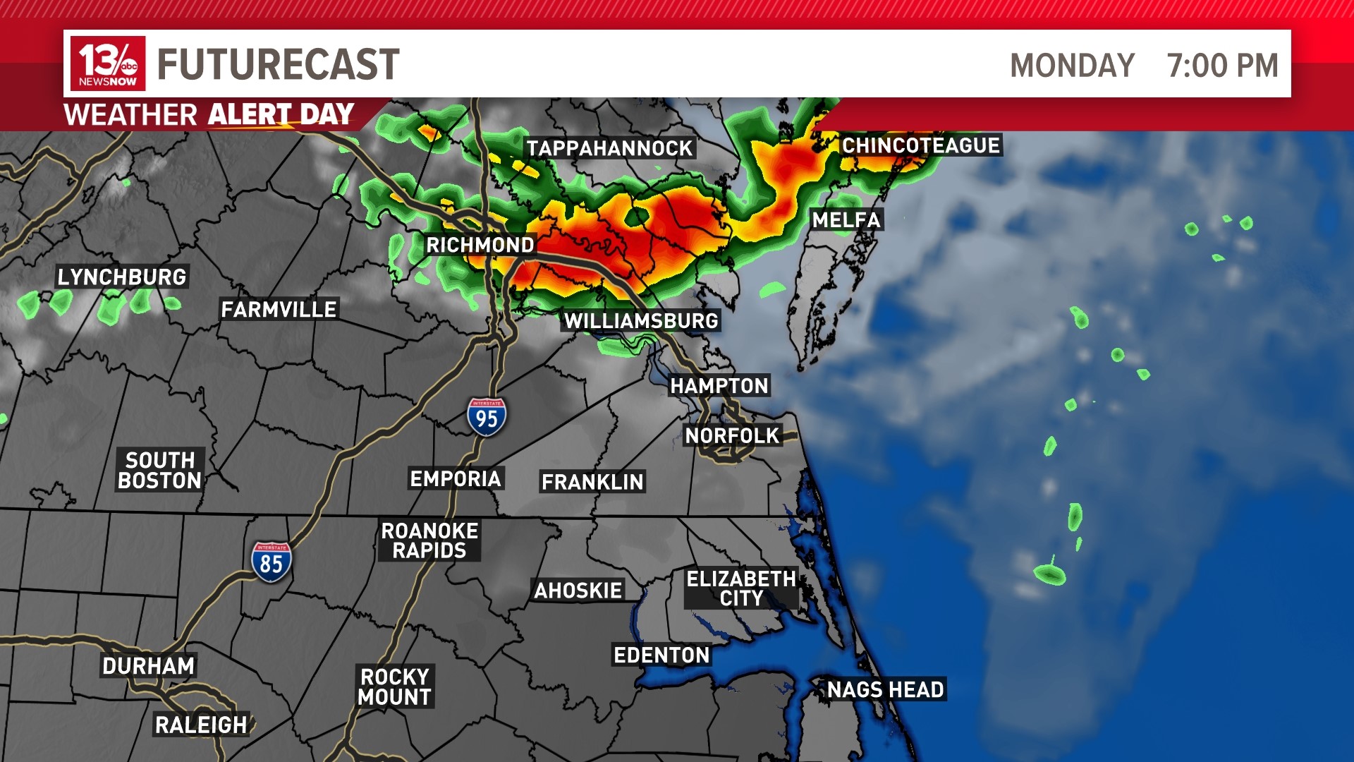 Severe Thunderstorm Watch issued for majority of Virginia | 13newsnow.com