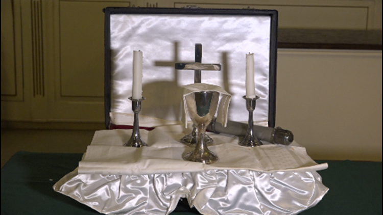 Chaplain's daughter finds World War II era communion kit, donates it to ...