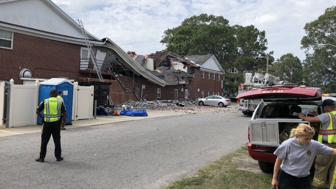 Roof of building at Mid-Atlantic Christian University in Elizabeth City ...
