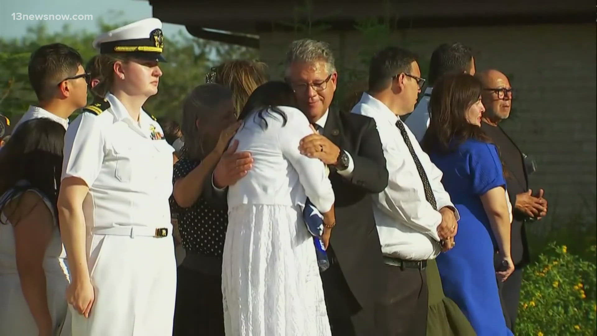 Funeral and vigil held for sailor Angelina Resendiz | 13newsnow.com