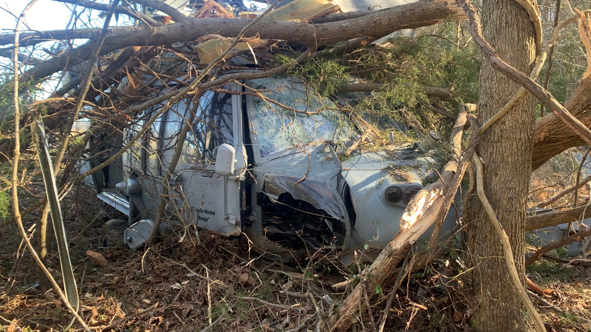 Navy MH-60 Seahawk helicopter makes hard landing near Smithfield ...