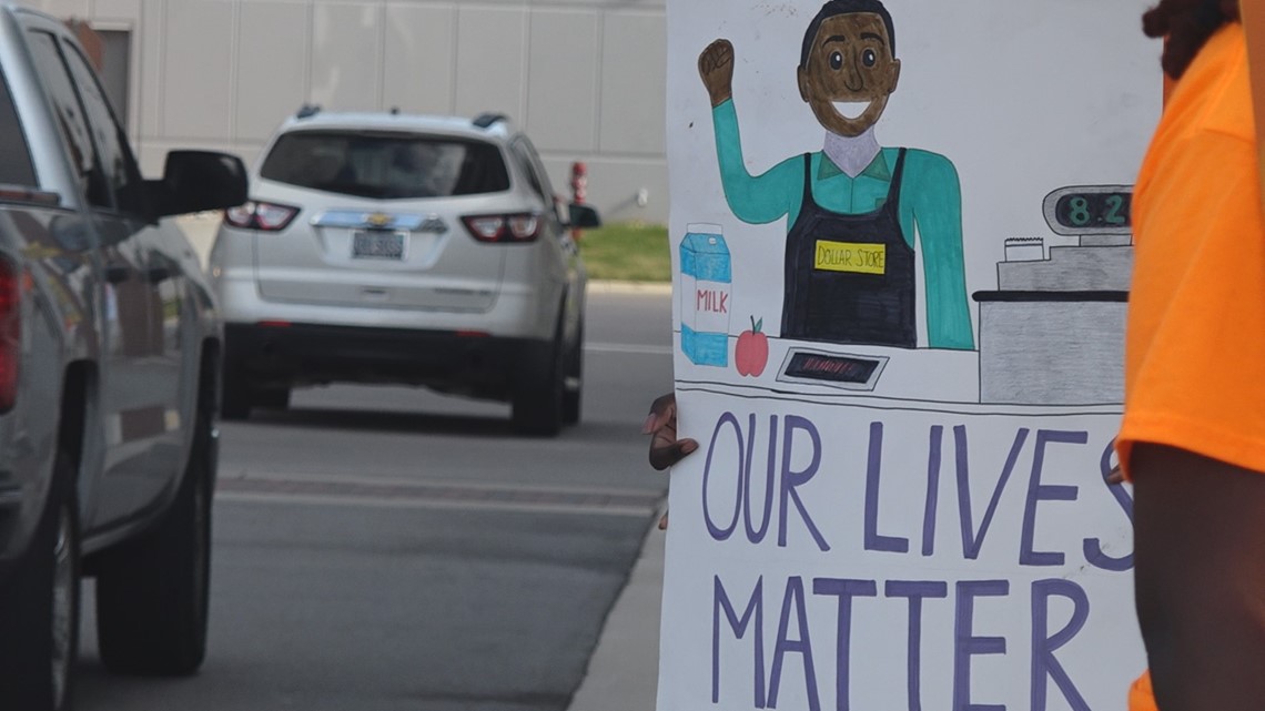 Dollar Tree, Family Dollar employees rally for change at company ...