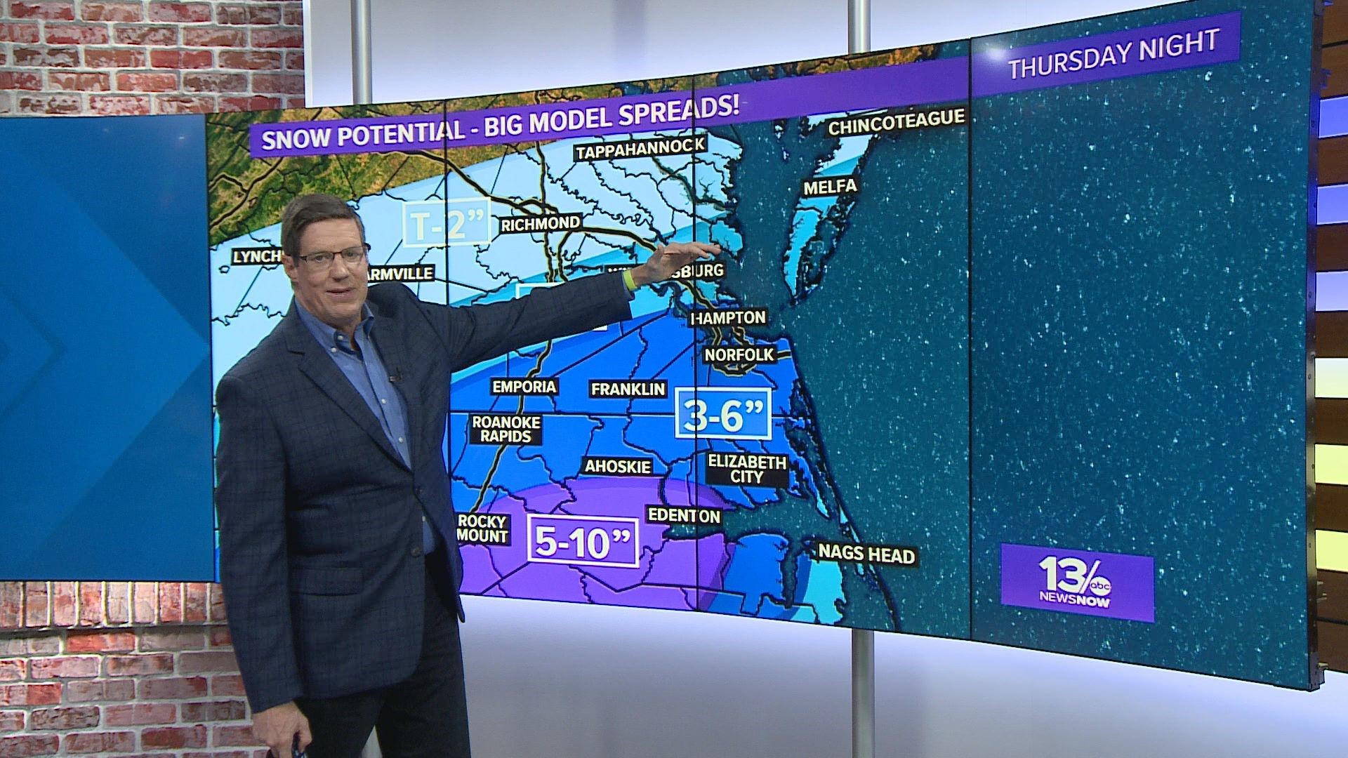 SNOW FORECAST: Jeff Lawson's Wednesday night update | 13newsnow.com