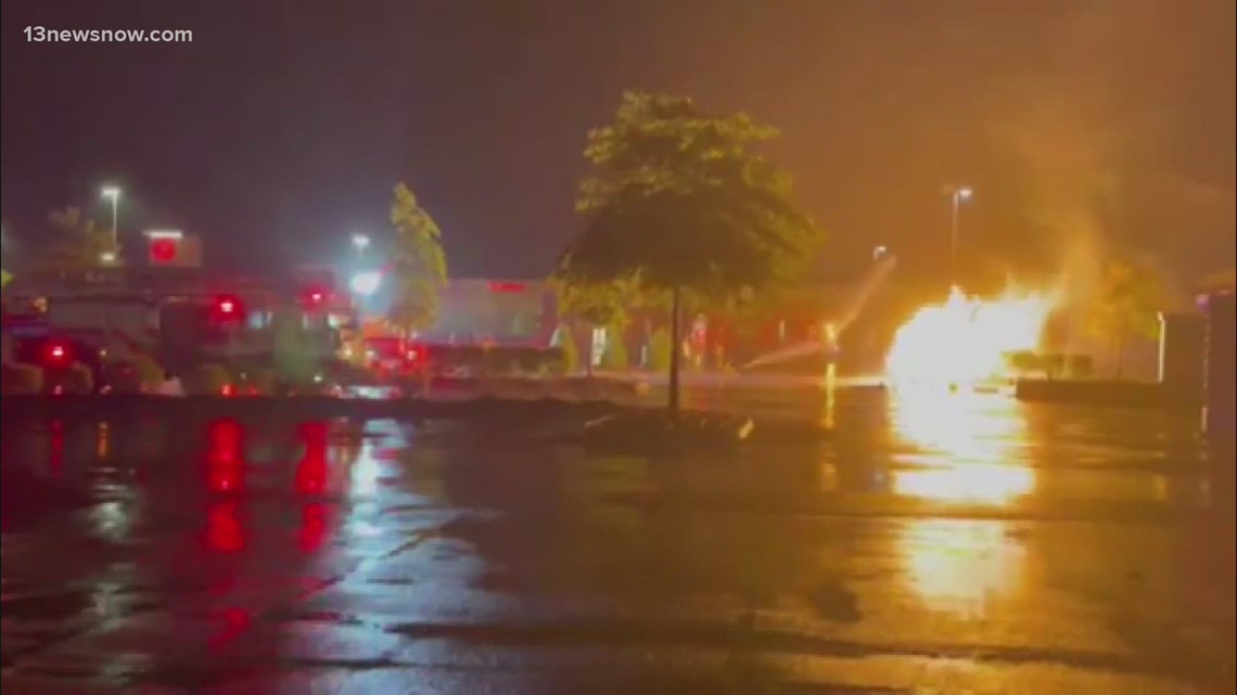 Natural gas leak causes fire in Virginia Beach | 13newsnow.com
