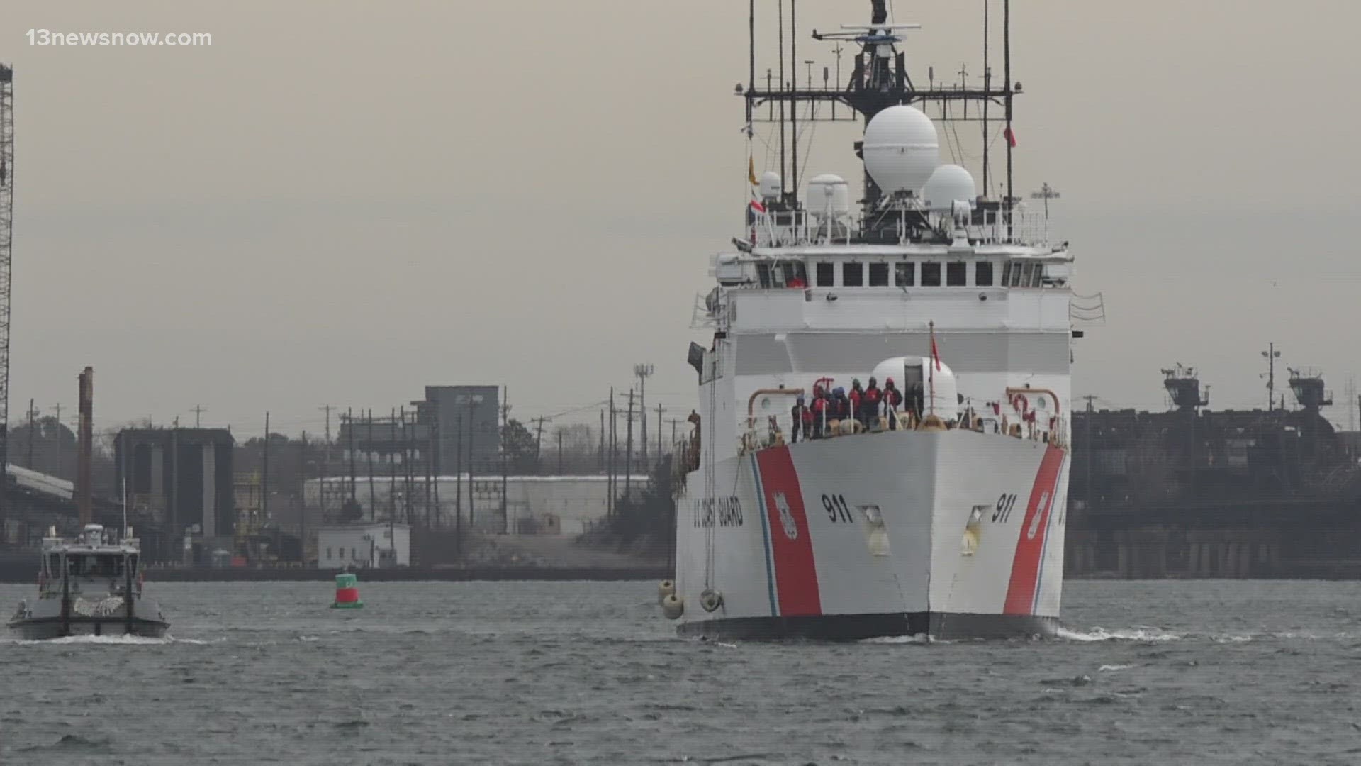 Coast Guard Cutter Forward homecoming | 13newsnow.com