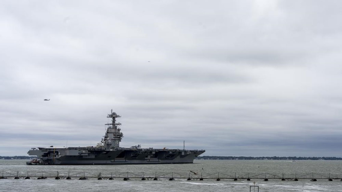 USS Gerald R. Ford returns to Norfolk after 1st deployment | 13newsnow.com