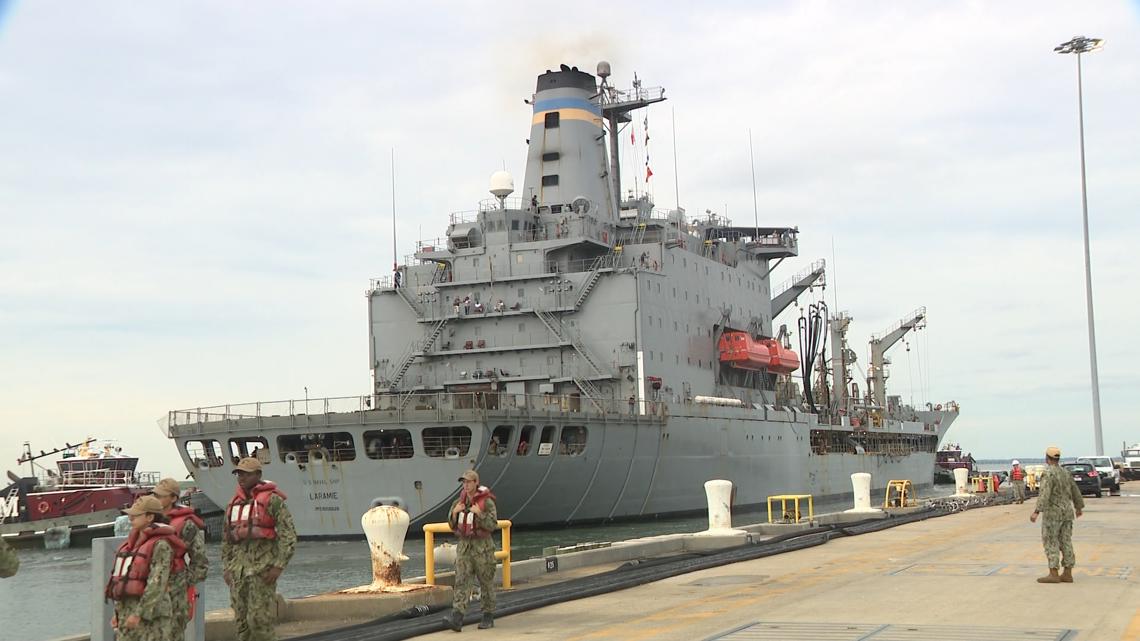 USNS Laramie returning after 8-month naval deployment | 13newsnow.com