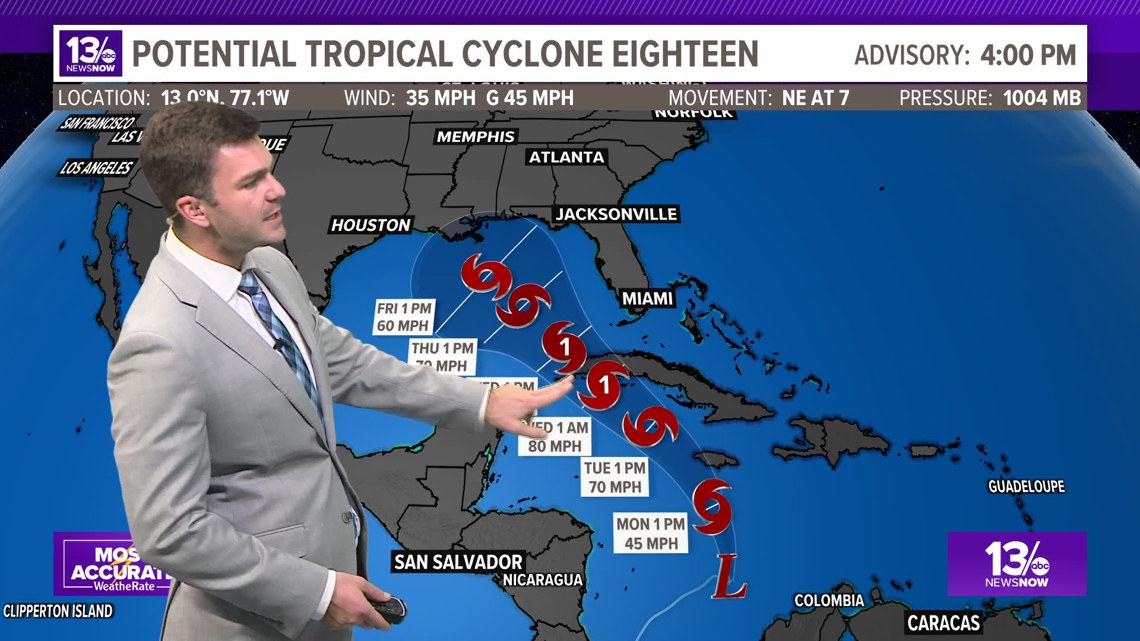 Tropics Update: Potential Tropical Cyclone Eighteen could become ...