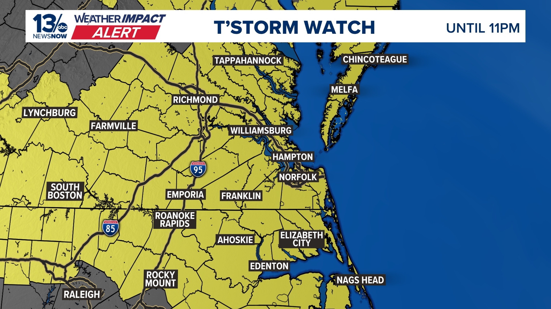 Severe weather threat looms over Hampton Roads on Friday and Saturday ...