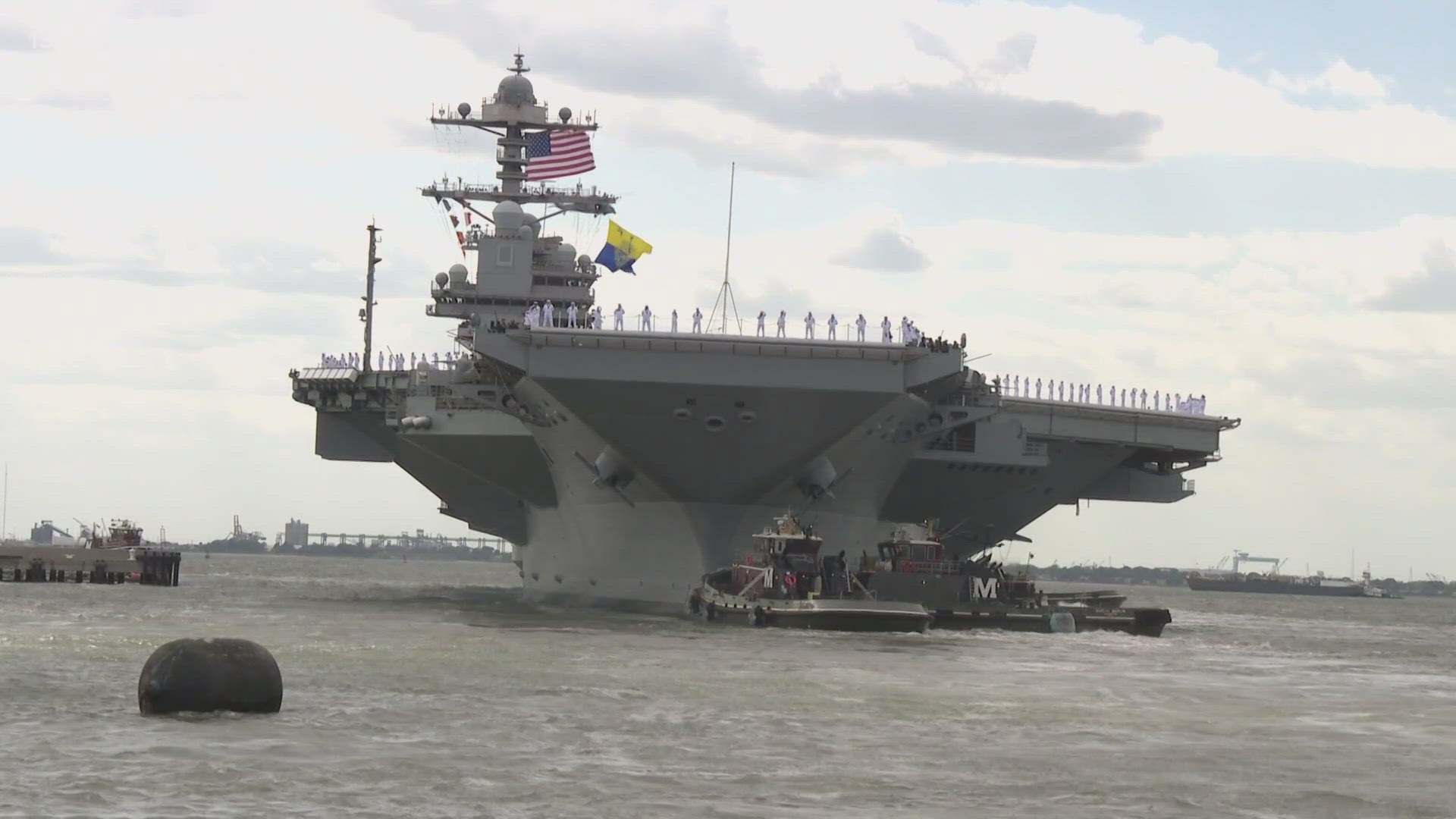 USS Gerald R. Ford Carrier Strike Group prepares to go on deployment | 13newsnow.com