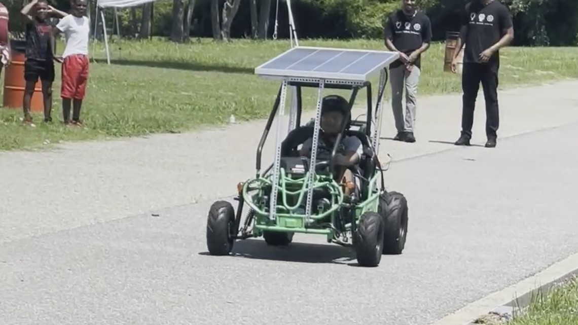 Students in Hampton build and race solar go-karts | 13newsnow.com