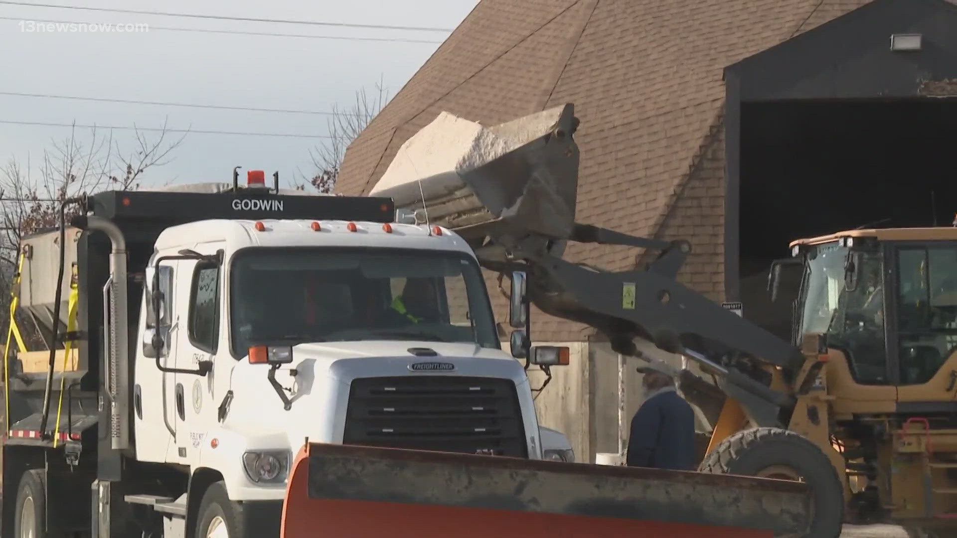 Virginia Beach Public Works storm preparations ahead of weekend winter ...