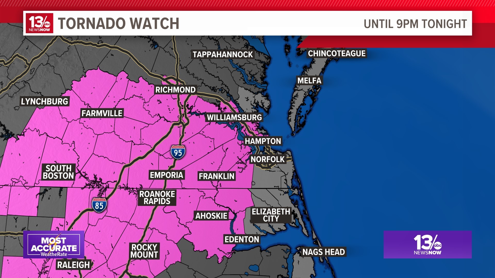 Tuesday storm updates, closings, power outages in Virginia | 13newsnow.com