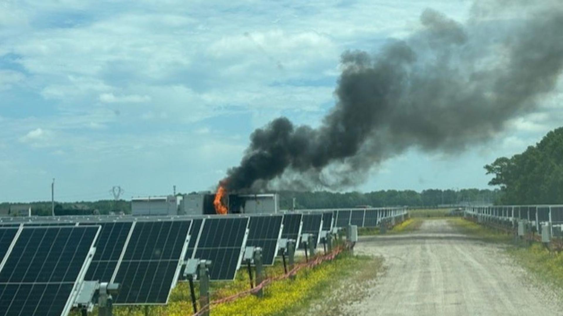 NextEra Energy Solar Farm fire in Chesapeake extinguished | 13newsnow.com