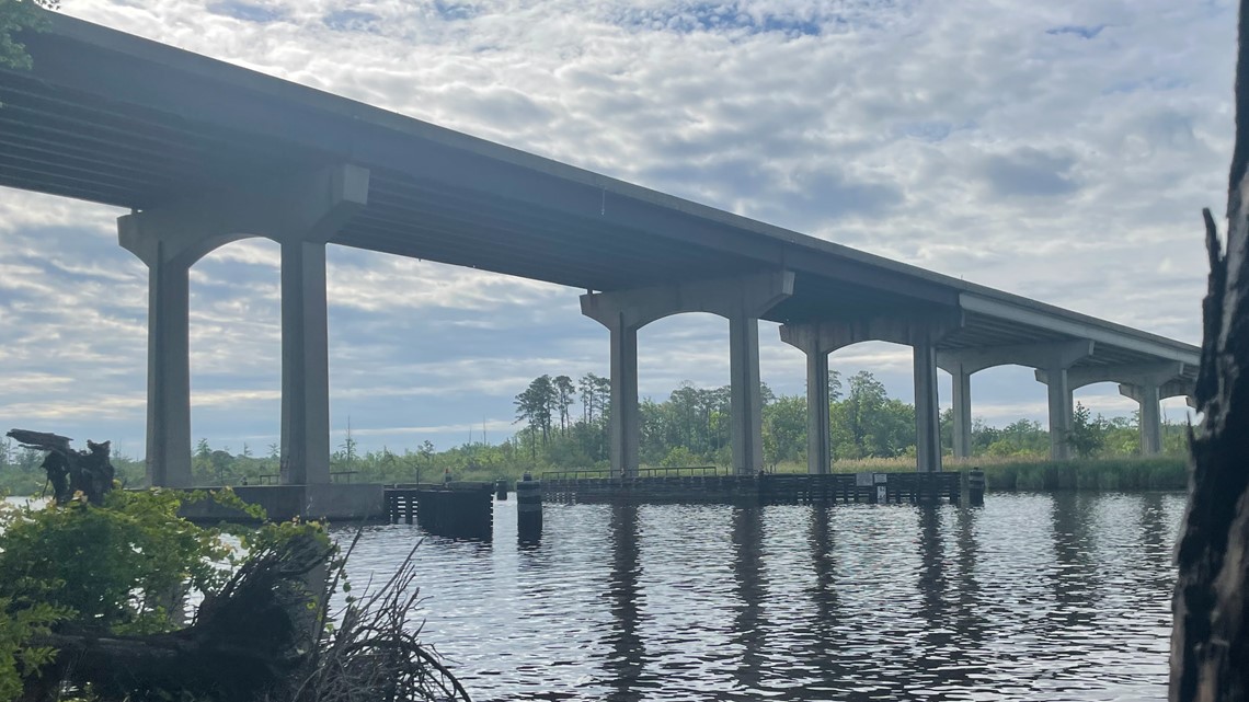 Damaged Bypass Bridge causes traffic headaches in Chesapeake ...