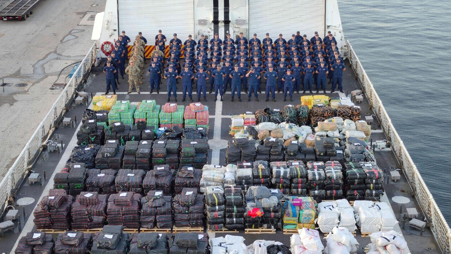 US Coast Guard seizes 40,000 lbs of cocaine in Pacific | 13newsnow.com