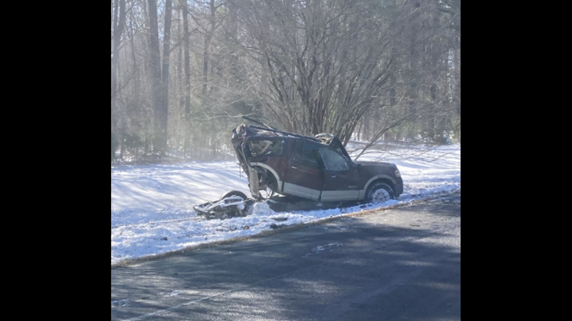 SUV rear-ended by tractor-trailer on Route 13 on the Eastern Shore ...