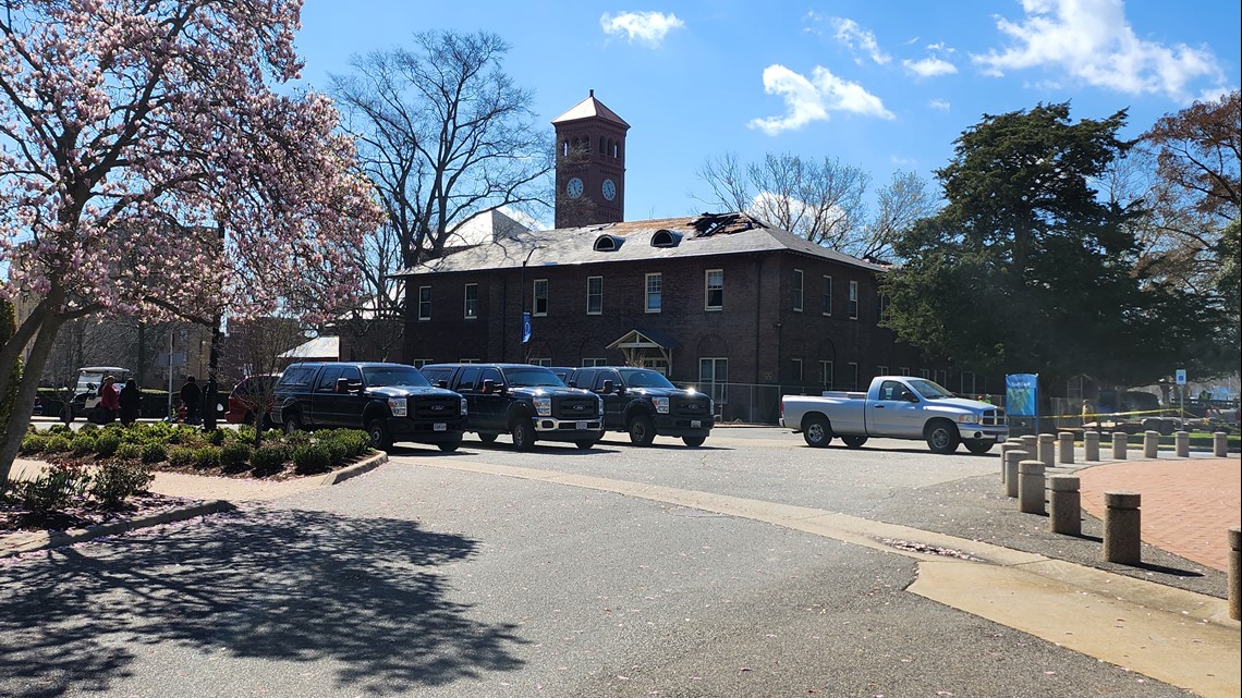 Author details historic loss of Hampton University admin building ...