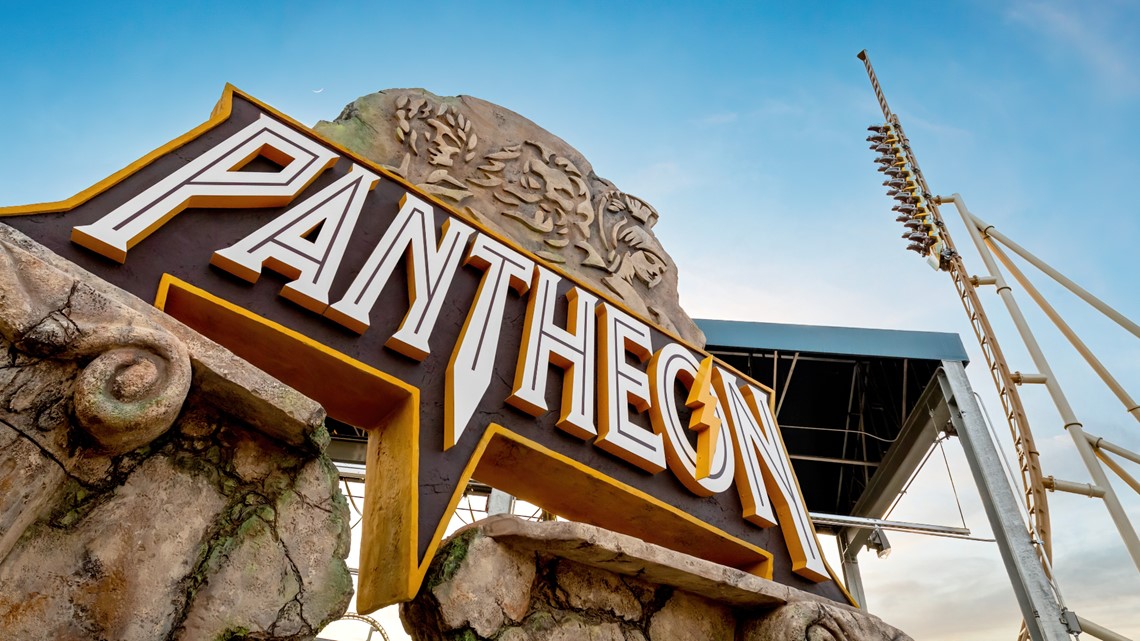 Busch Gardens Williamsburg's Pantheon roller coaster now open ...