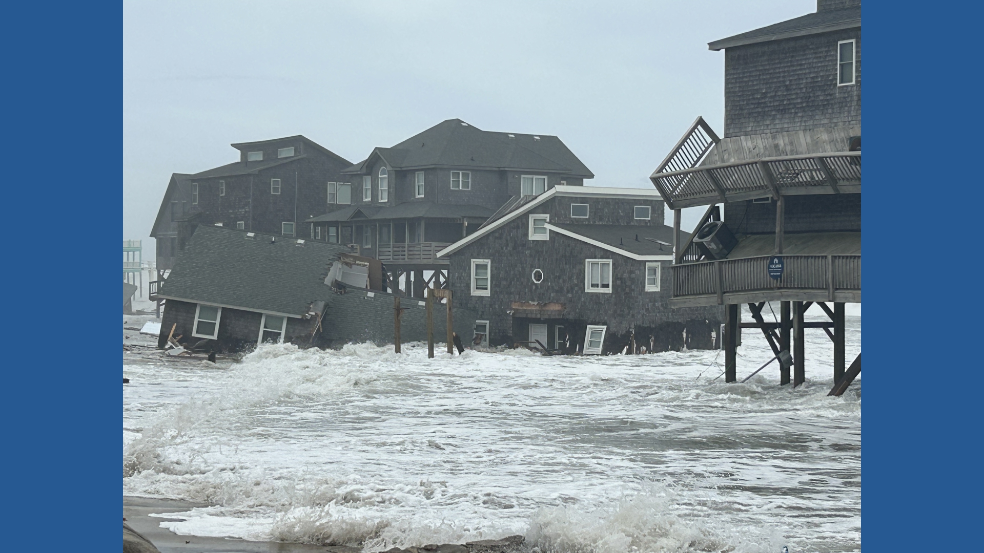 Sixth house collapses into ocean at Outer Banks overnight | 13newsnow.com