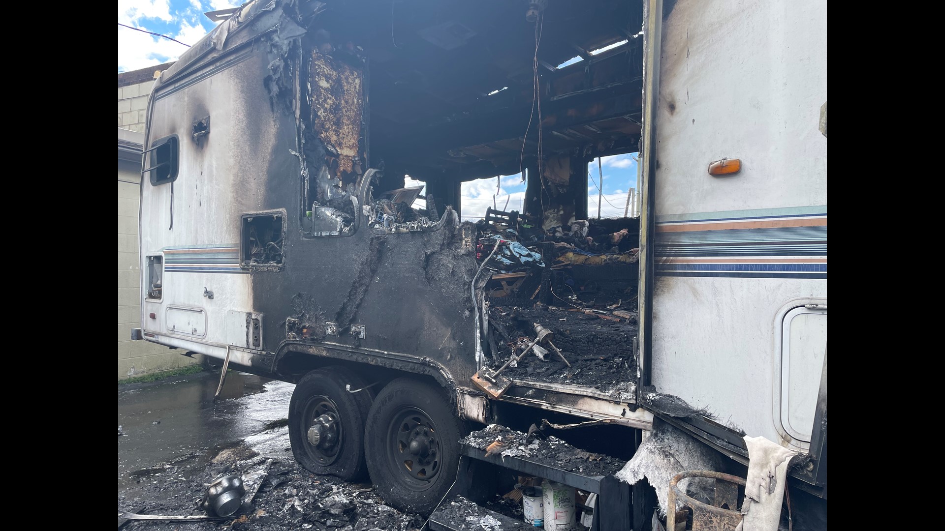 Camper destroyed in fire in Virginia Beach | 13newsnow.com