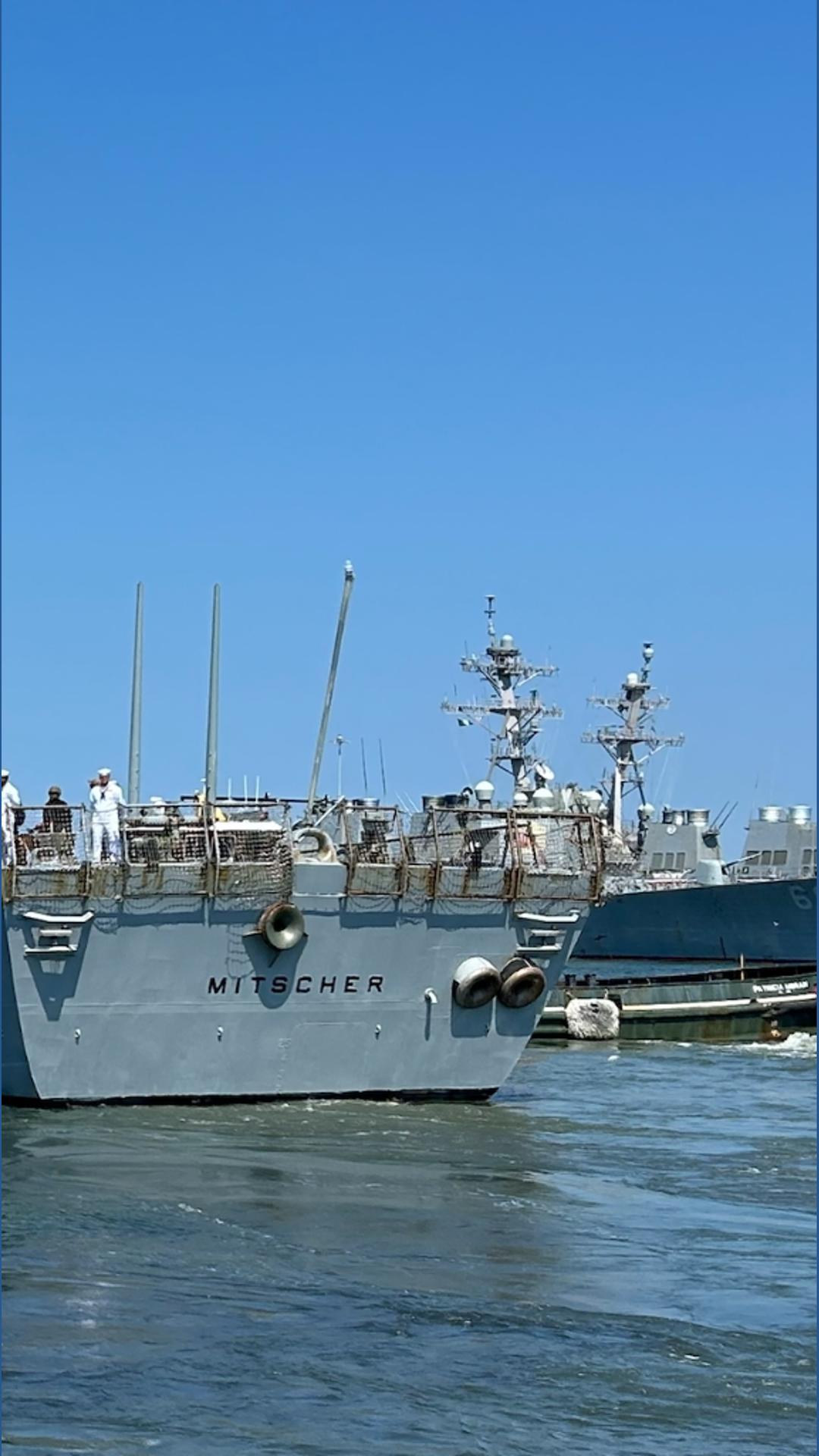 USS Mitscher departs Norfolk for European Command deployment ...