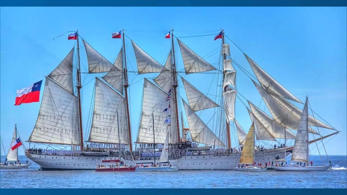 Chilean tall ship Esmeralda comes to Norfolk | 13newsnow.com