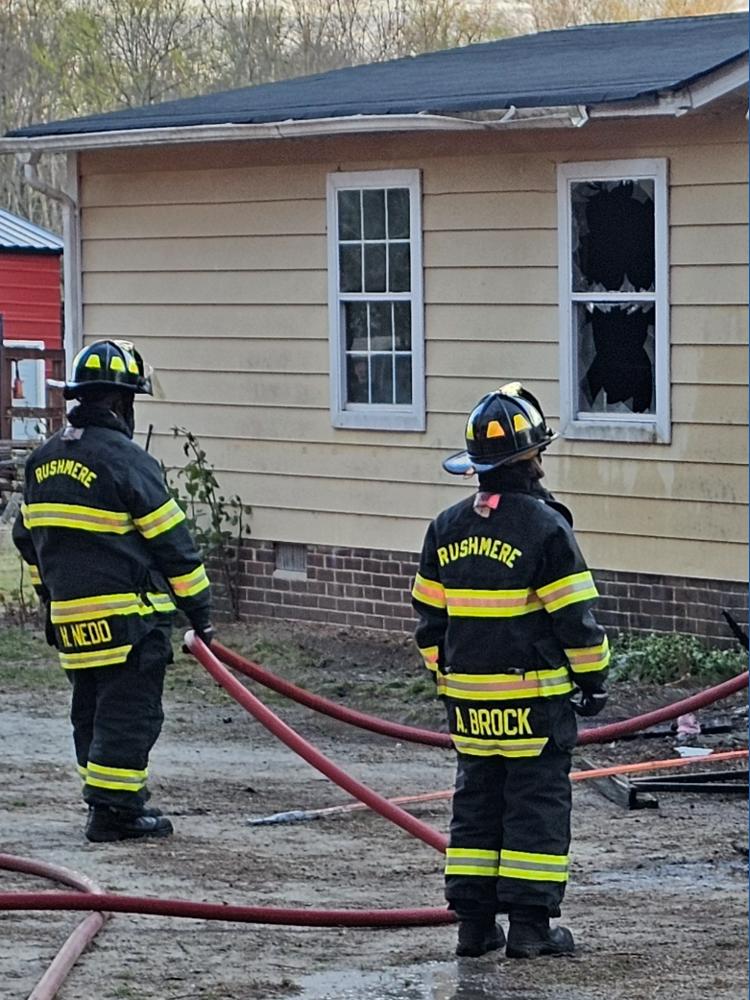 Volunteer firefighters control Rushmere house fire | 13newsnow.com