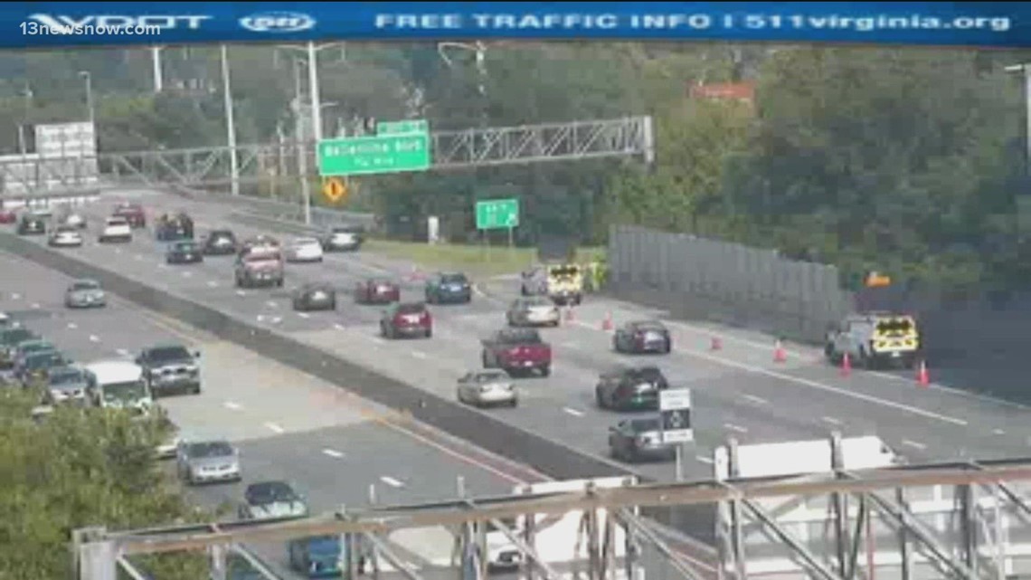 Vehicle fire shuts down southbound Campostella Bridge in Norfolk ...