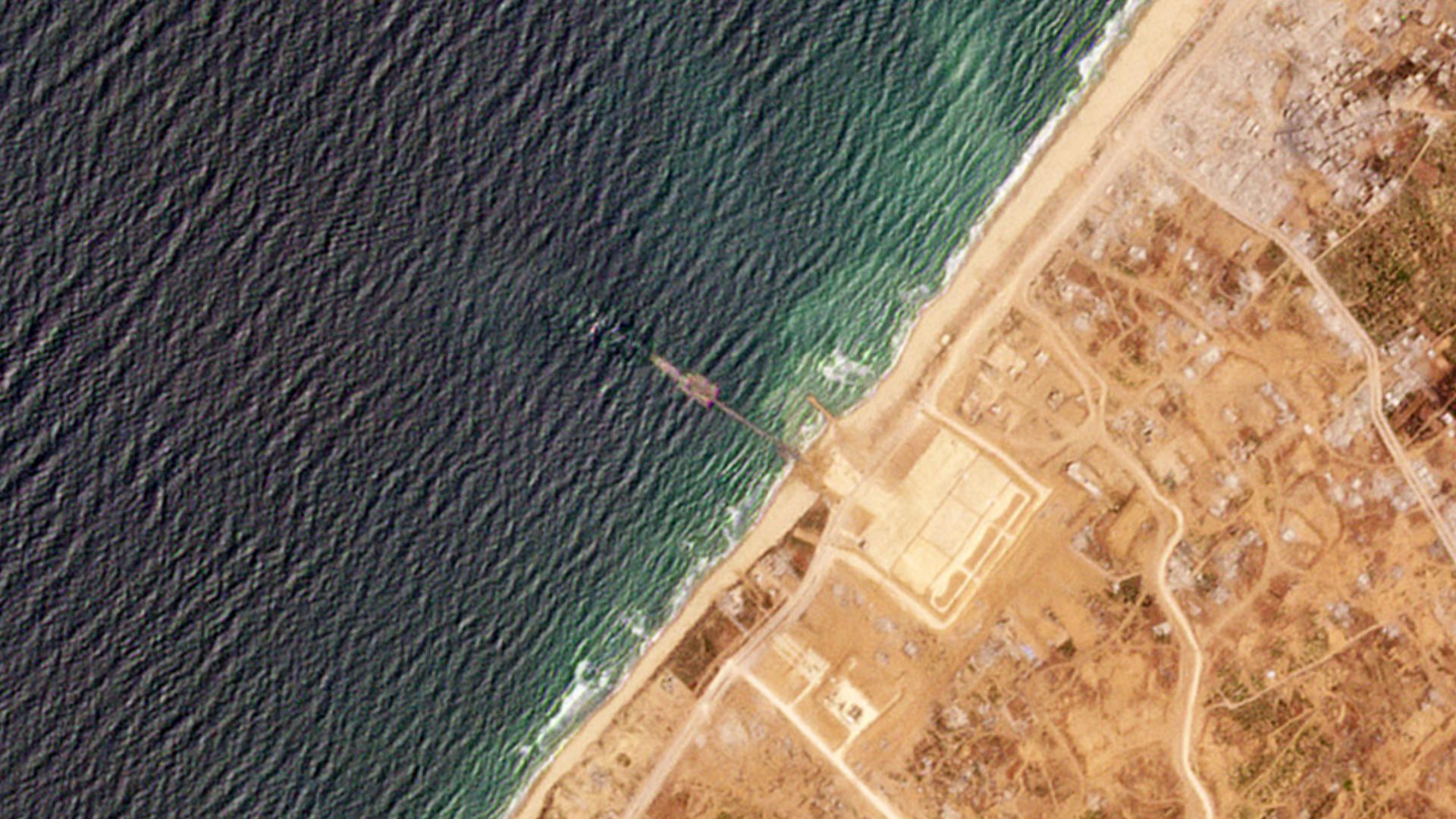 Floating Gaza aid pier repaired, US Central Command says | 13newsnow.com