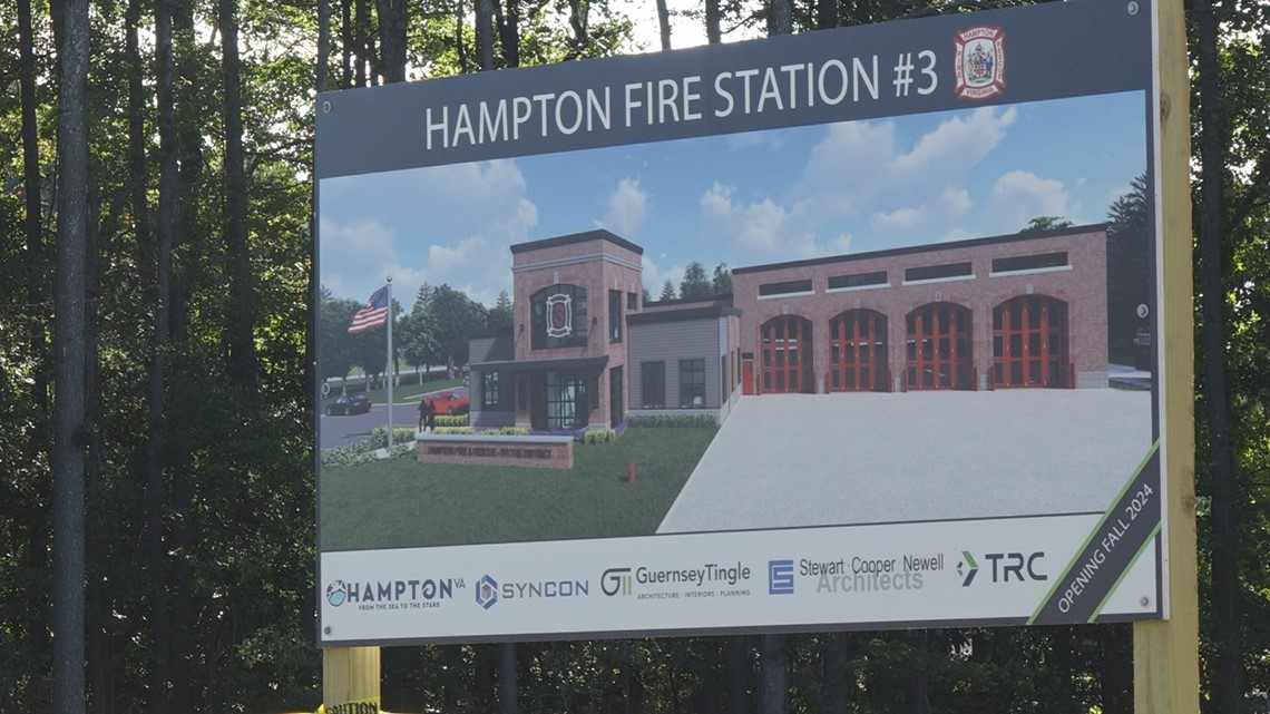 Construction underway in Hampton for new fire station | 13newsnow.com