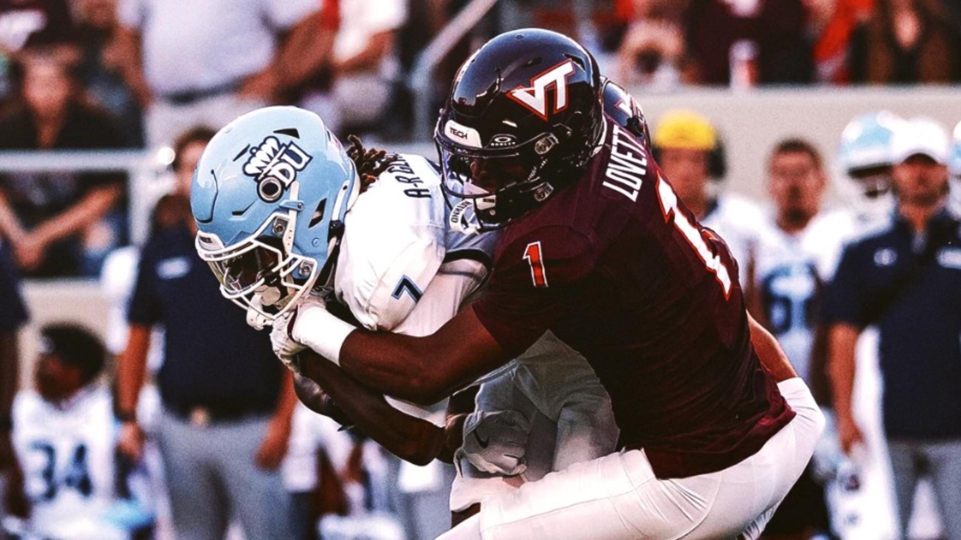 Colton Joseph leads ODU to historic win over Virginia Tech | 13newsnow.com