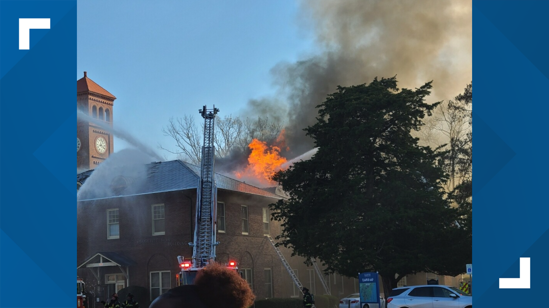 Fire at Hampton University administration building | 13newsnow.com
