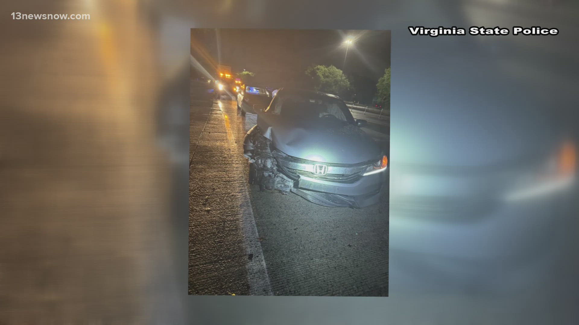 Driver strikes worker on I-64 in Virginia Beach | 13newsnow.com