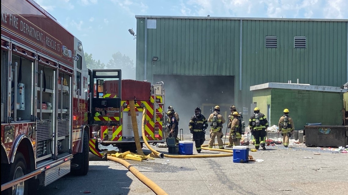 No one injured after warehouse fire in Chesapeake: officials ...