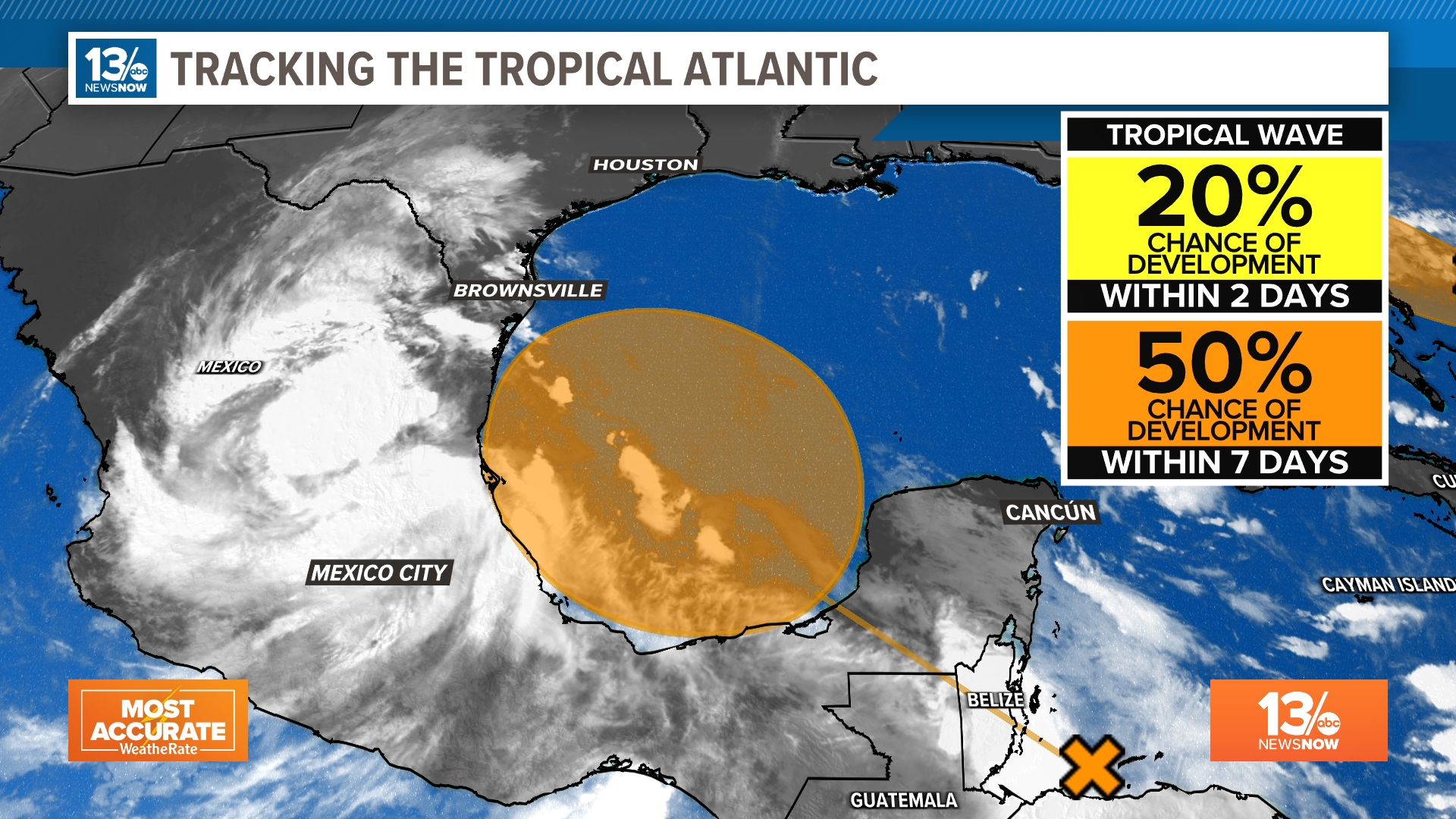 Path of Tropical Storm Alberto keeps it south of Corpus Christi ...