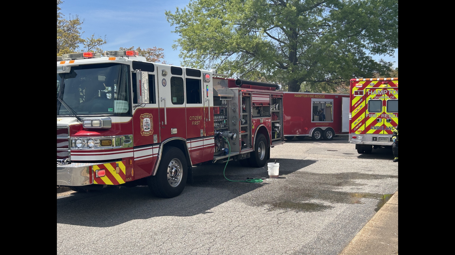 Large-scale condo fire causes partial collapse in Hampton: 4 injured ...