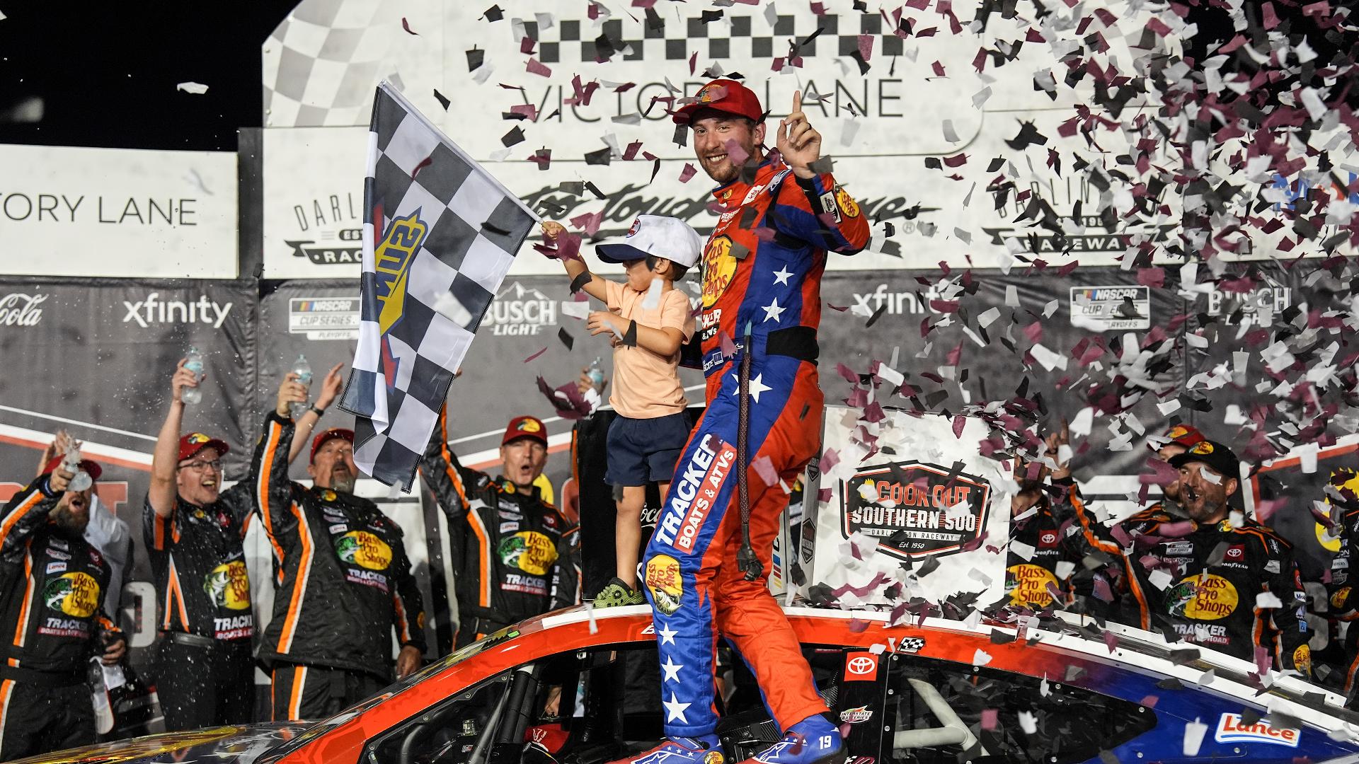 Chase Briscoe wins second straight Southern 500 to advance in NASCAR ...
