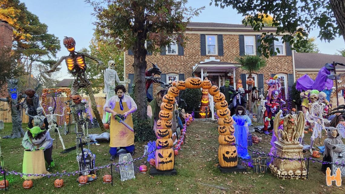 Virginia Beach house goes all out for Skeletons for St. Jude ...