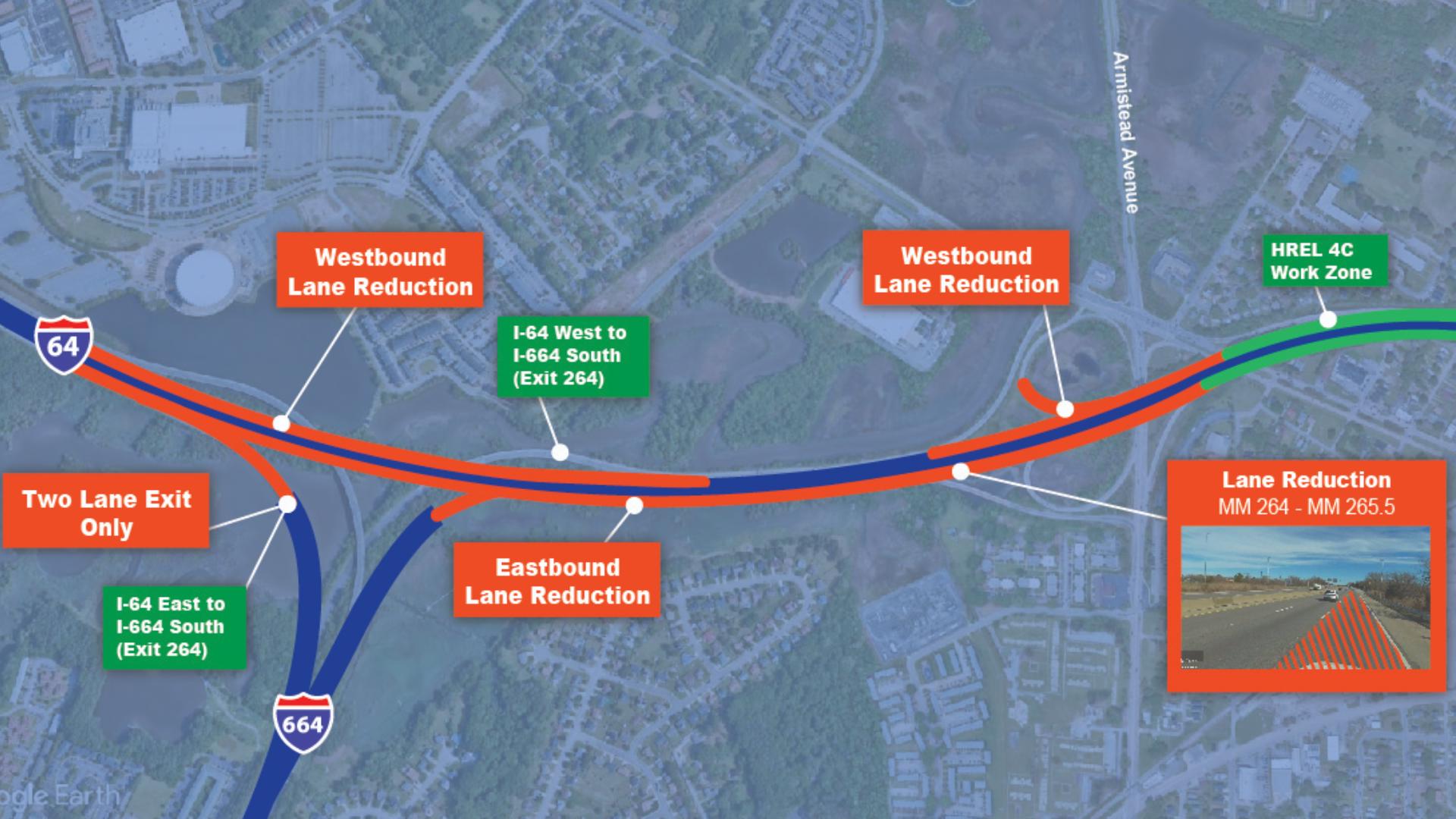 More I-64 lane reductions on the way | 13newsnow.com
