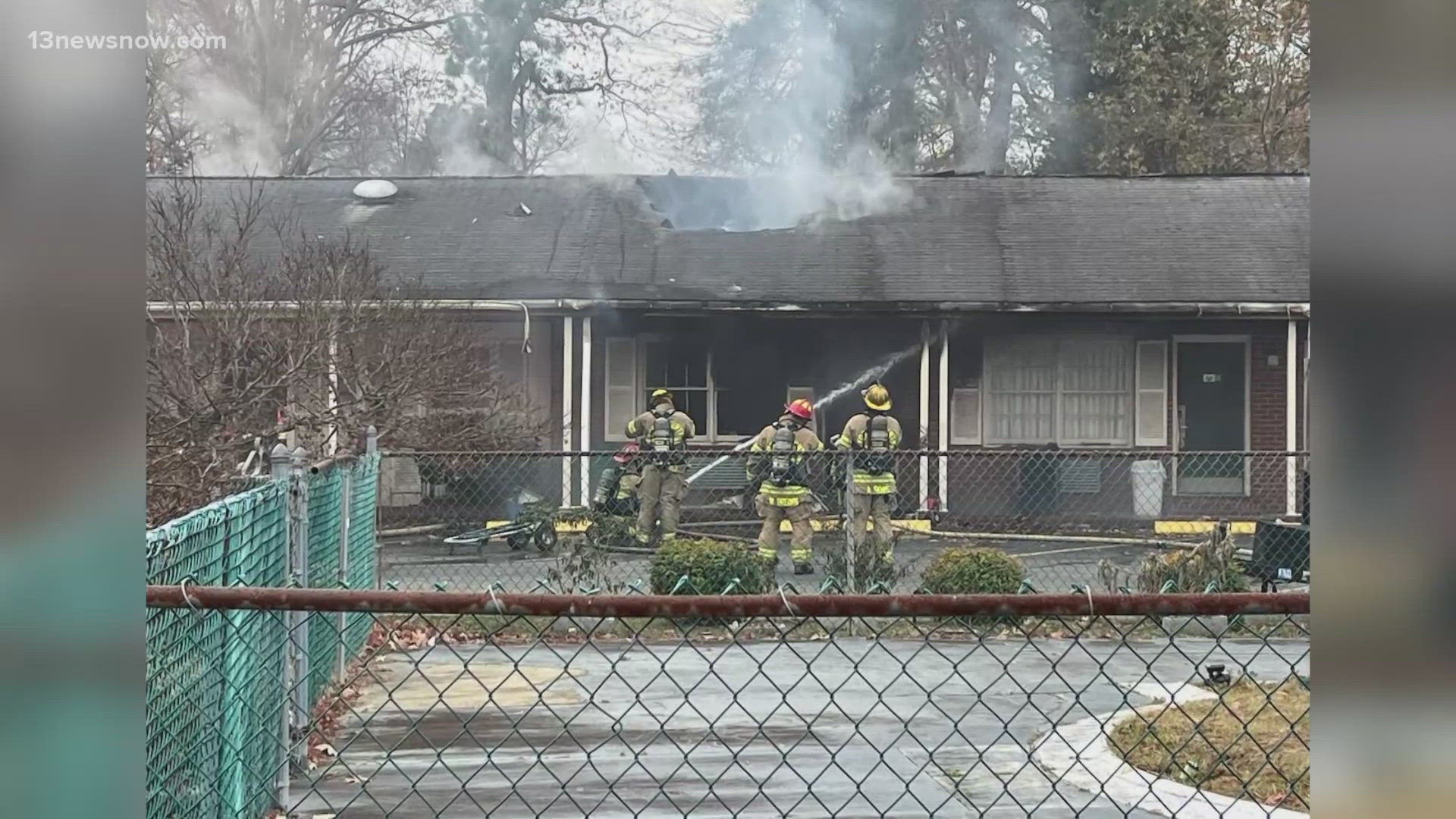 One person hurt after Yorktown Motor Lodge fire | 13newsnow.com
